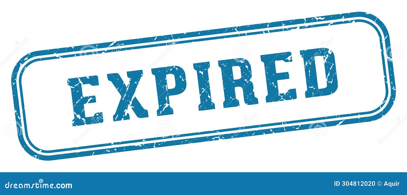 Expired Stamp. Expired Rectangular Stamp on White Background Stock ...