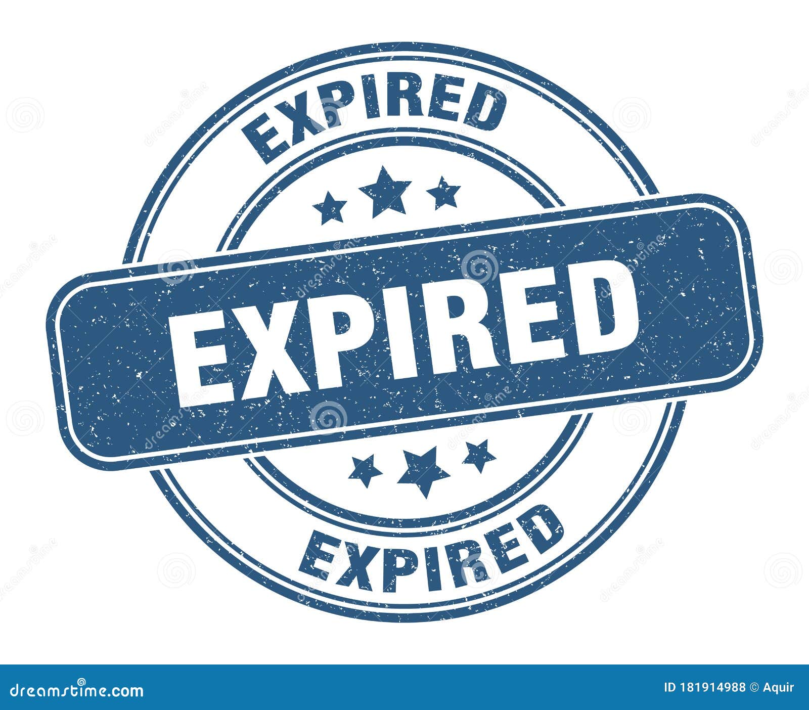 Expired Stamp. Expired Round Grunge Sign Stock Vector - Illustration of ...