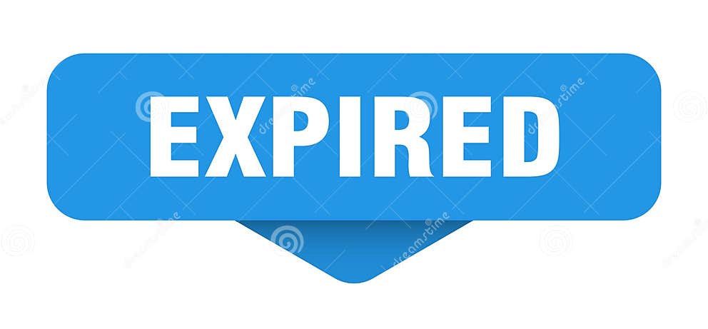 Expired Sticker. Expired Sign on Transparent Background Stock Vector ...