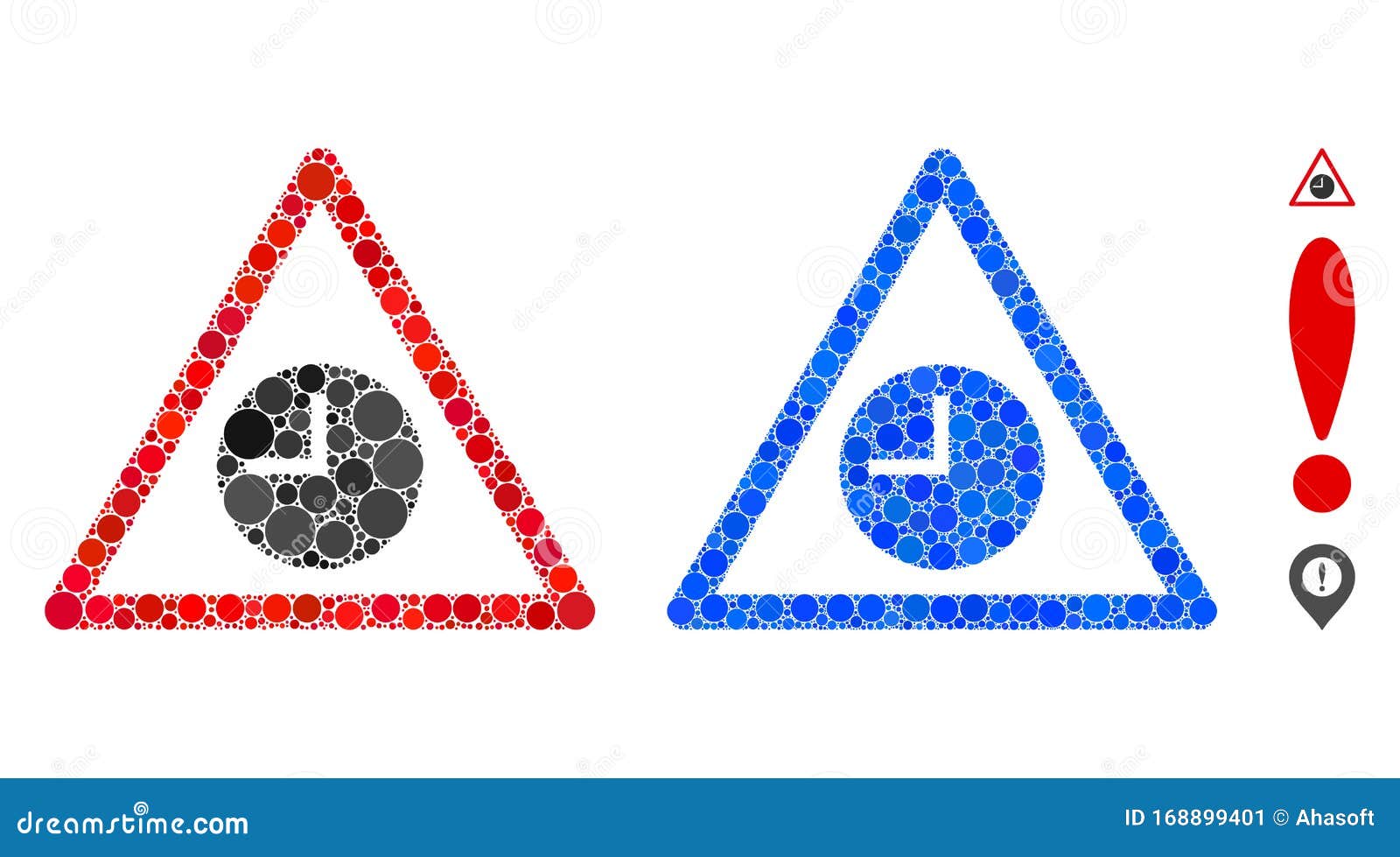 Expired Warning Composition Icon of Round Dots Stock Vector ...