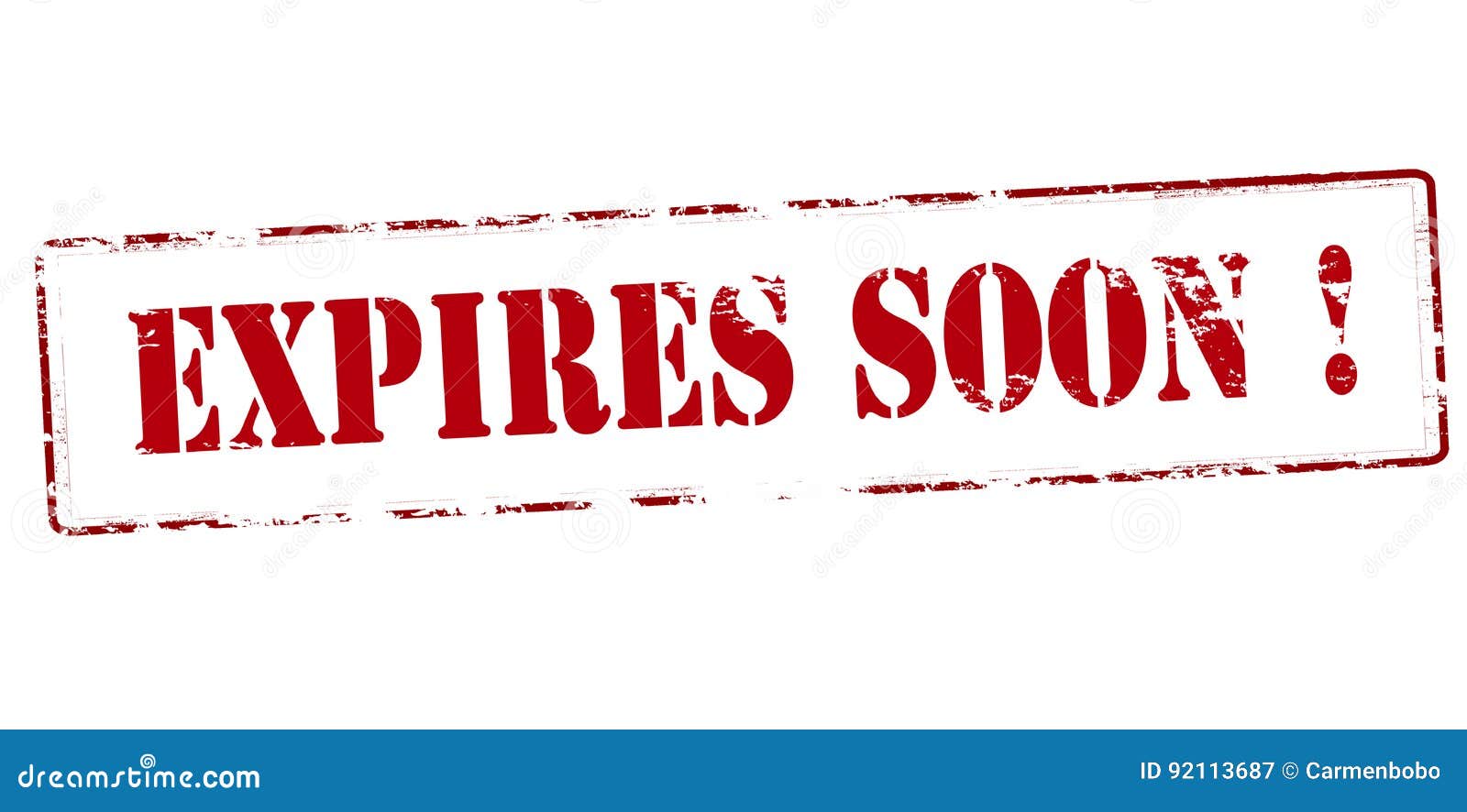 EXPIRES SOON, Words On Black Rectangle Stamp Sign Stock Photography ...