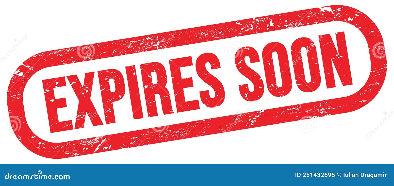 EXPIRES SOON, Text Written on Red Stamp Sign Stock Image - Image of ...