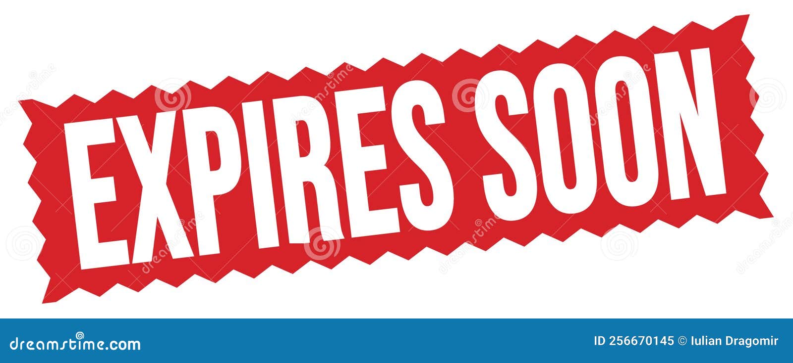 EXPIRES SOON Text Written on Red Stamp Sign Stock Illustration ...