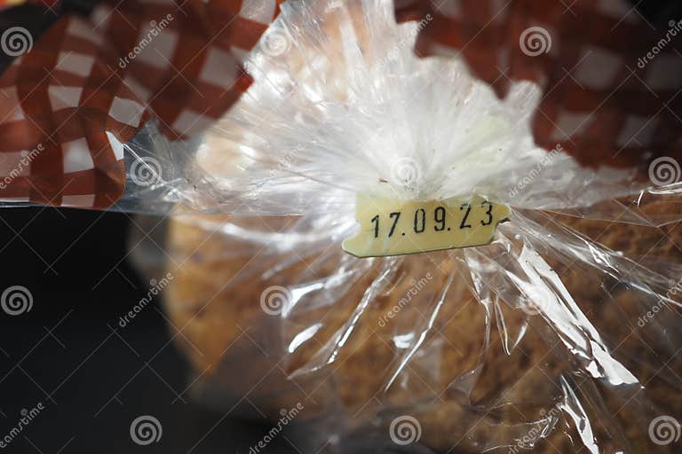 Expiry Date on a Bread Packet Stock Photo - Image of detail, concept ...