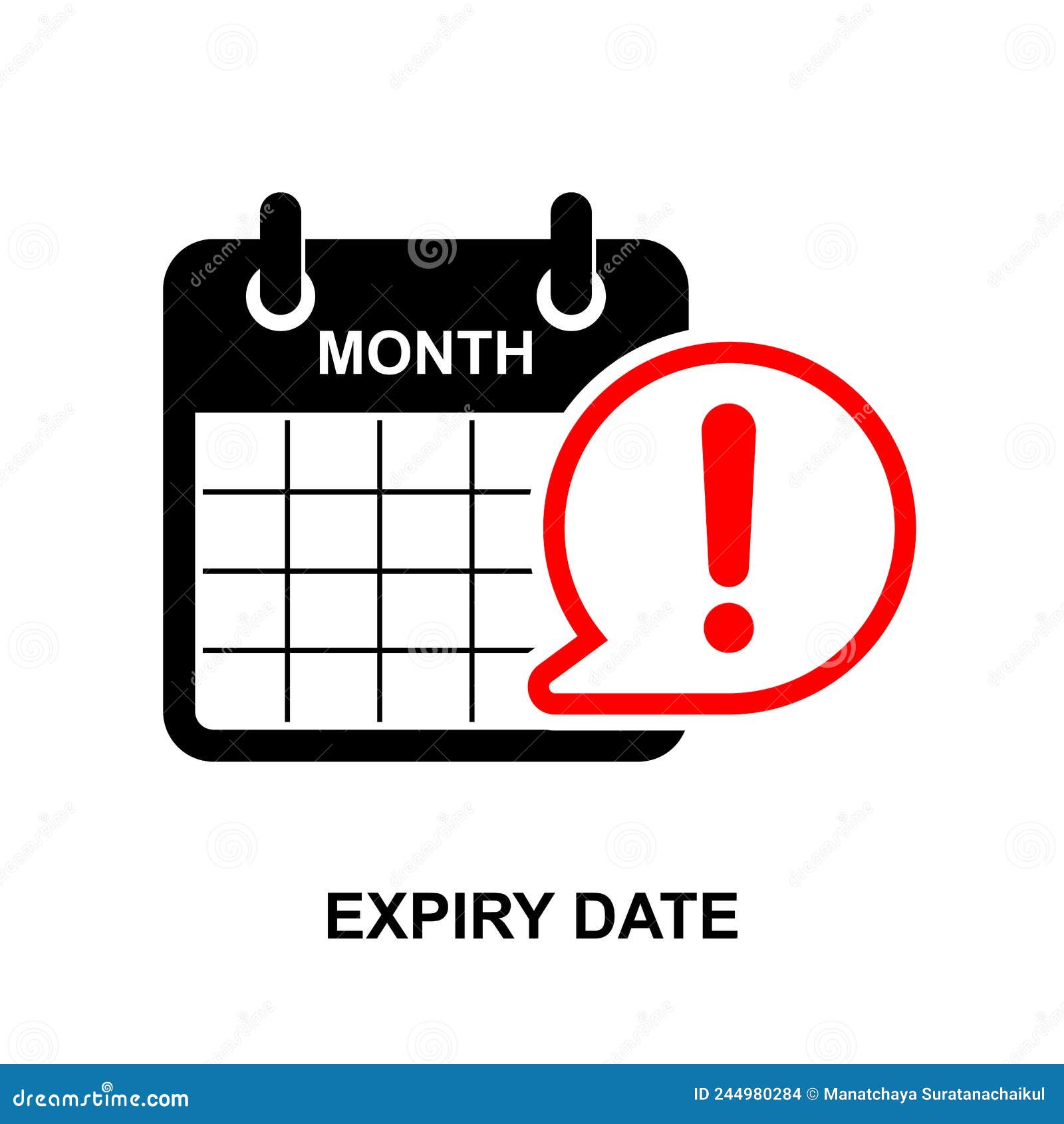Food Expiry Date - A Clock On A Plate With Fork And Butter Knife ...