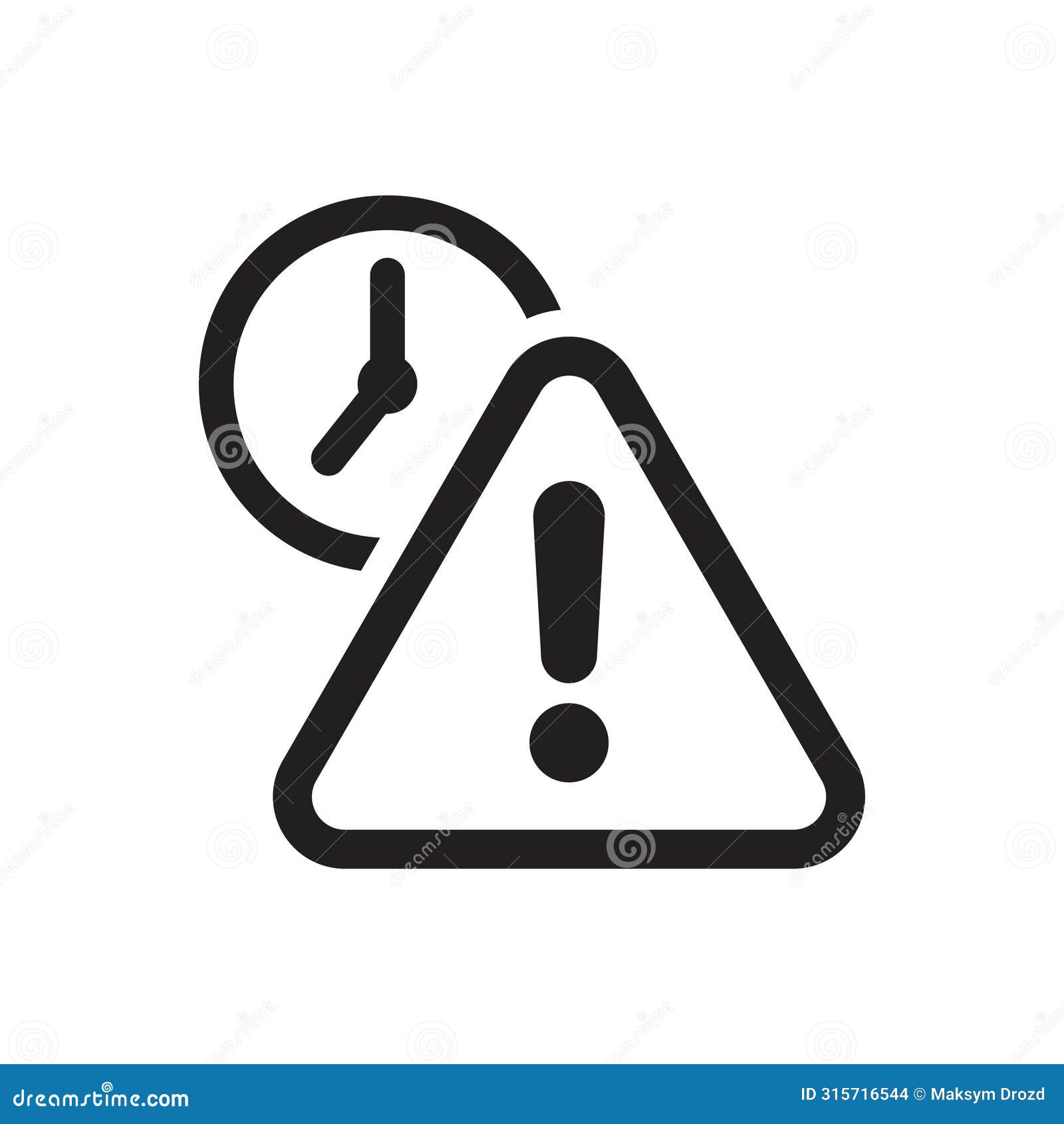 Expiry Icon. Expired Icon, Notice Icon. Stock Vector - Illustration of ...