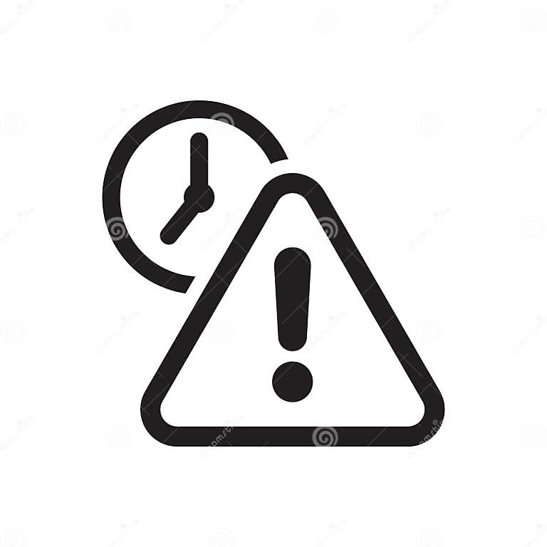 Expiry Icon. Expired Icon, Notice Icon. Stock Vector - Illustration of ...