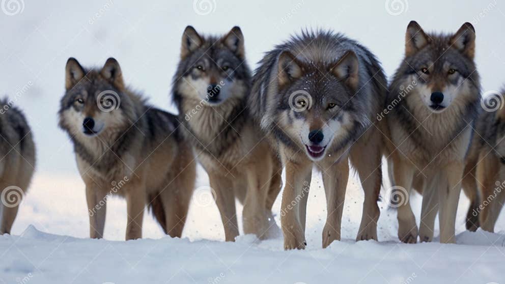 Explain the Social Structure of a Wolf Pack Stock Illustration ...