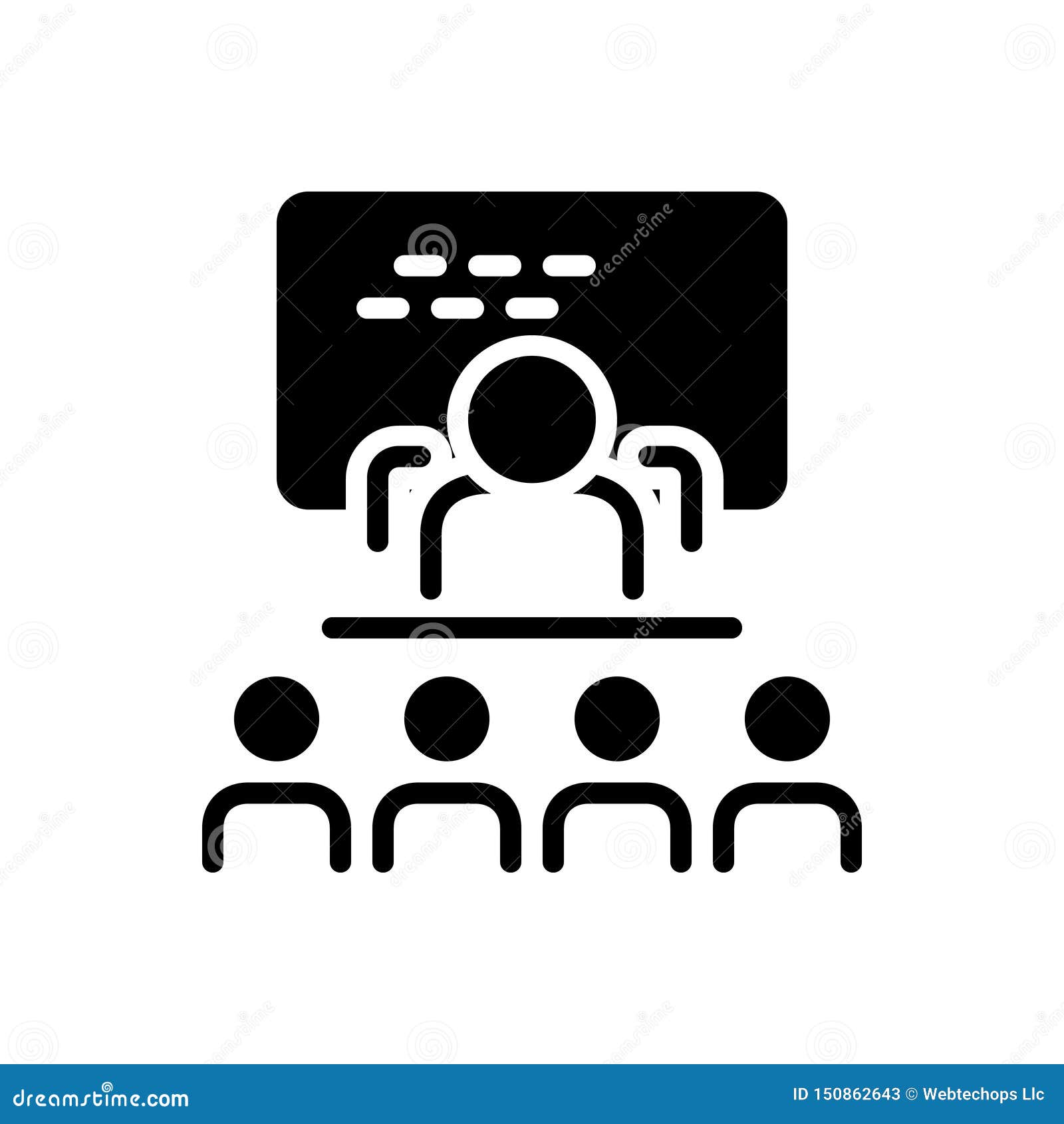 Black Solid Icon for Explained, Decode and Exhort Stock Vector ...