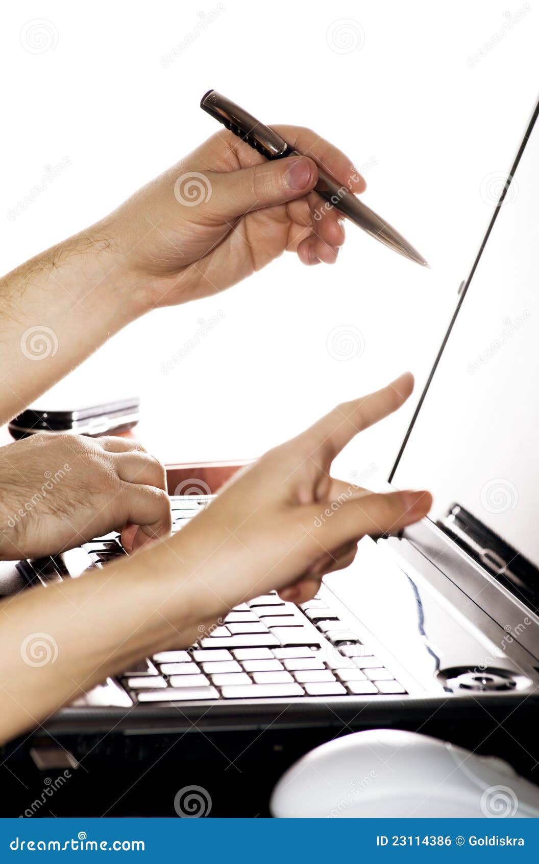 Explaining stock photo. Image of data, occupation, pointing - 23114386