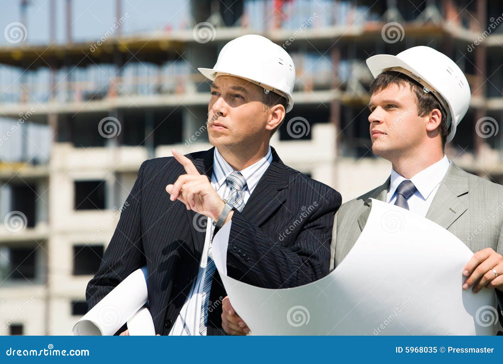 Explaining stock image. Image of engineering, contract - 5968035