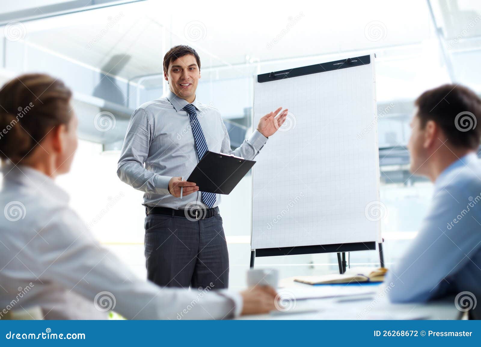 Explaining Business Strategy Stock Photo - Image of inside, cooperation ...