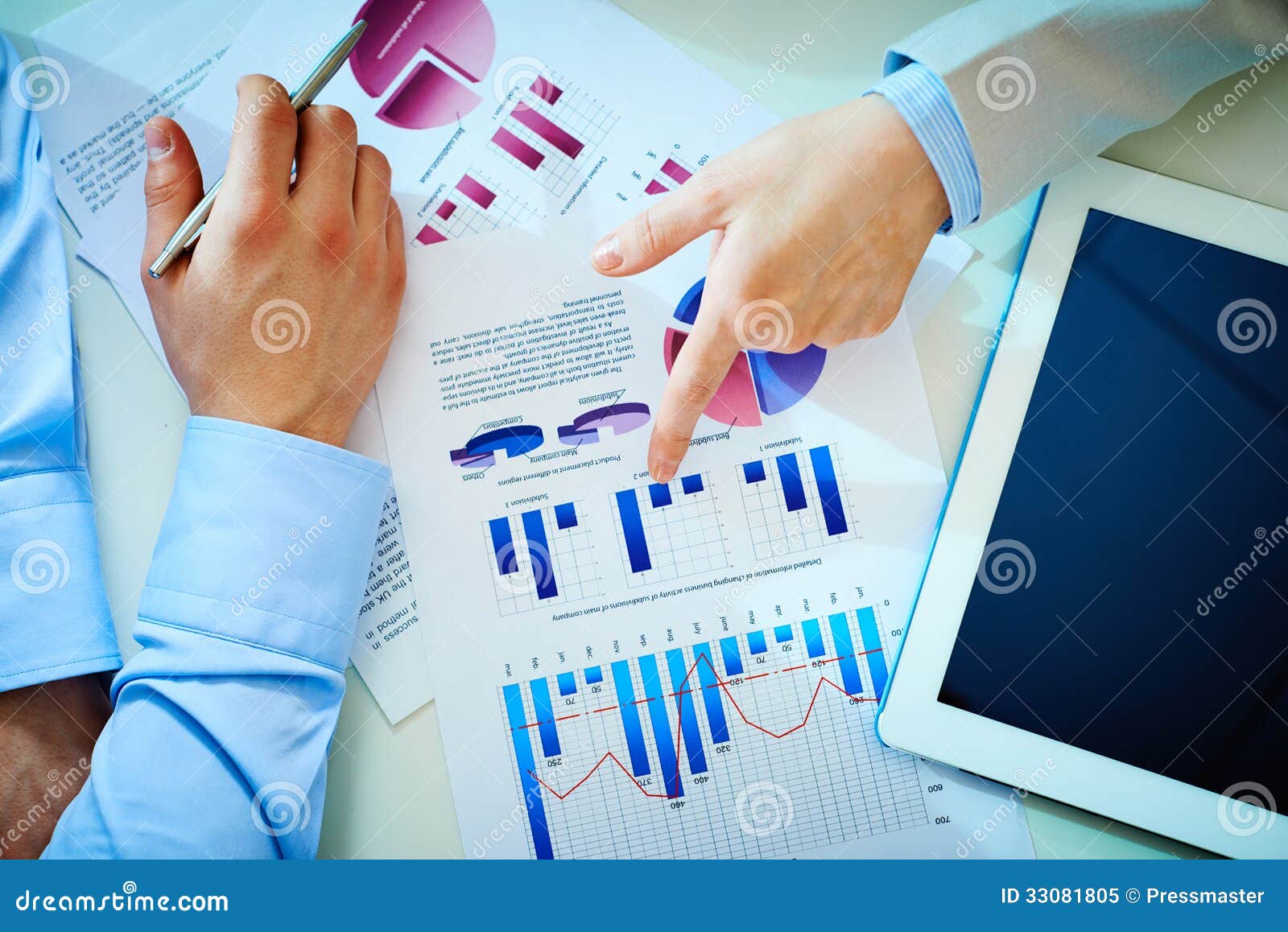 Explaining chart stock image. Image of human, diagram - 33081805