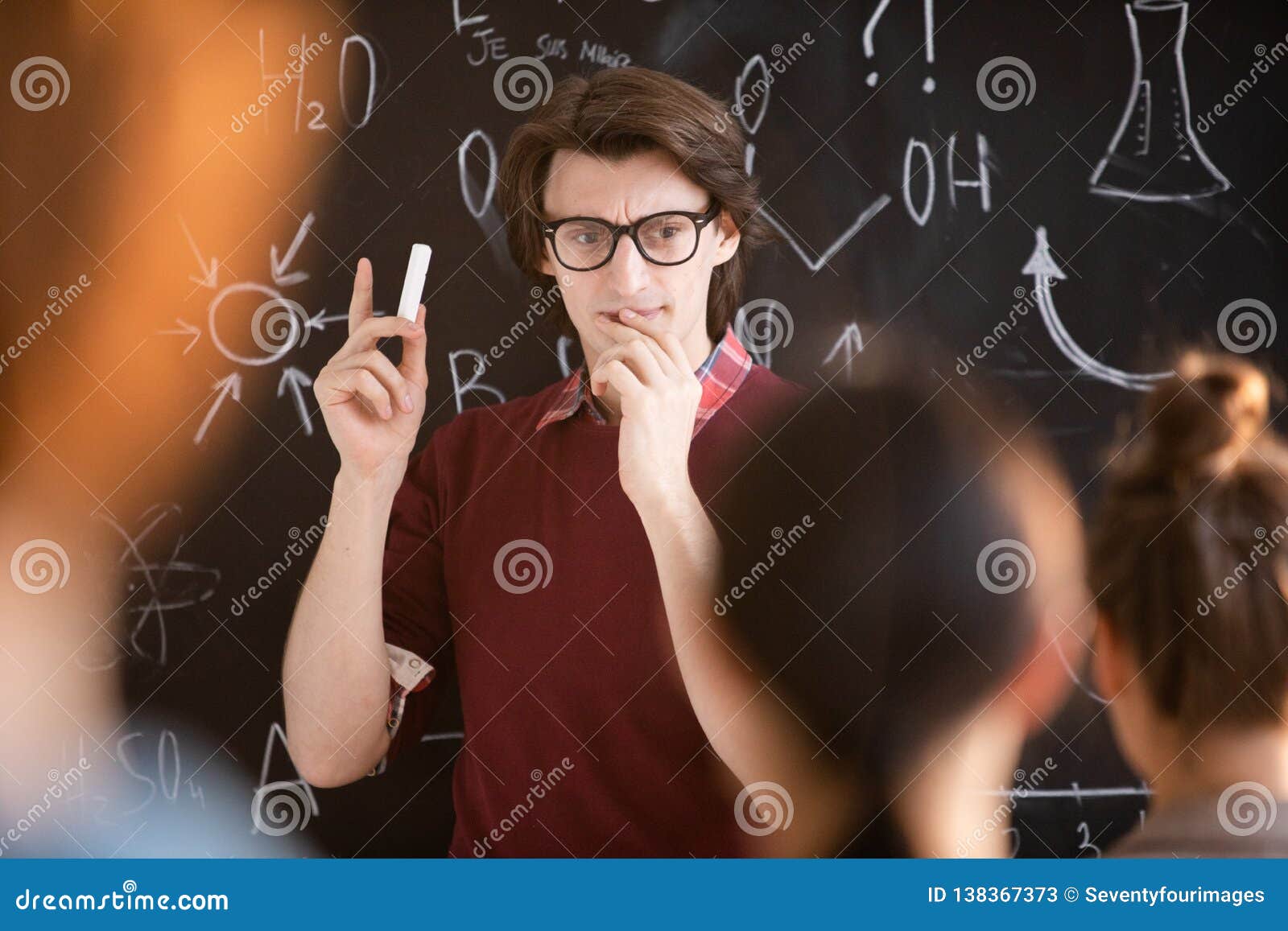 Explaining formula stock image. Image of lecture, algebra - 138367373