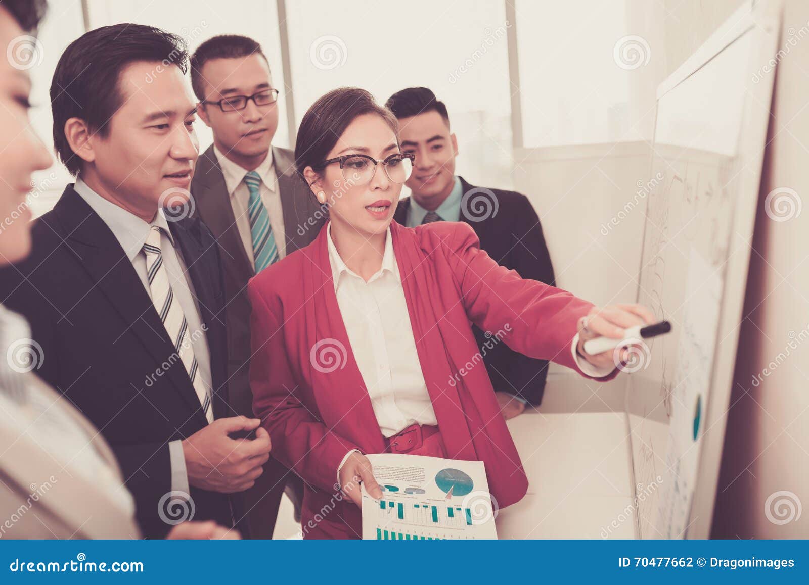 Explaining graph stock photo. Image of professional, explaining - 70477662