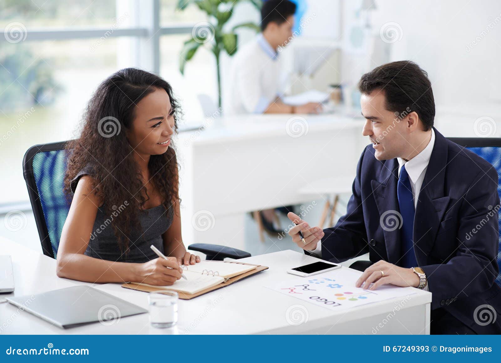 Explaining his ideas stock image. Image of discussing - 67249393