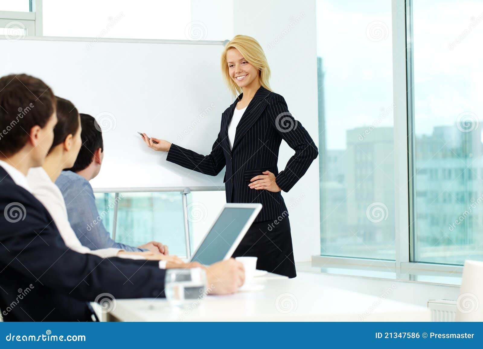 Explaining idea stock photo. Image of contemporary, briefing - 21347586