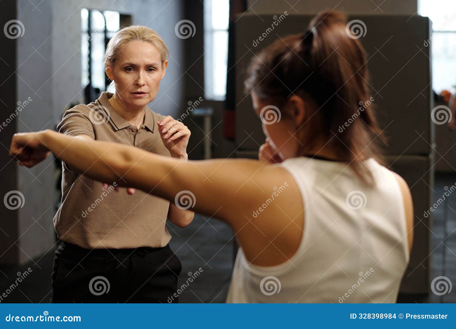 Explaining Rules of Making Proper Kick Stock Photo - Image of ...