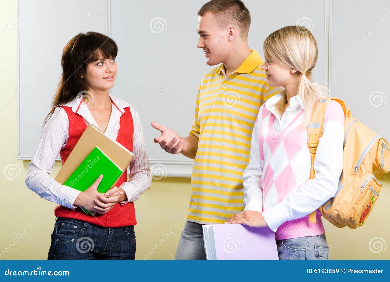 Explanation stock image. Image of girl, conversation, communicating ...