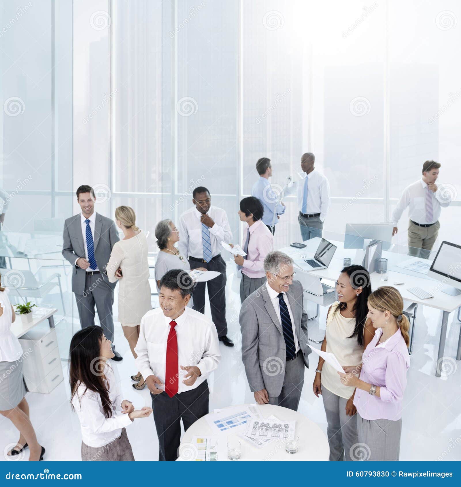 Explanation Communication Discussion Office Area Concept Stock Photo ...