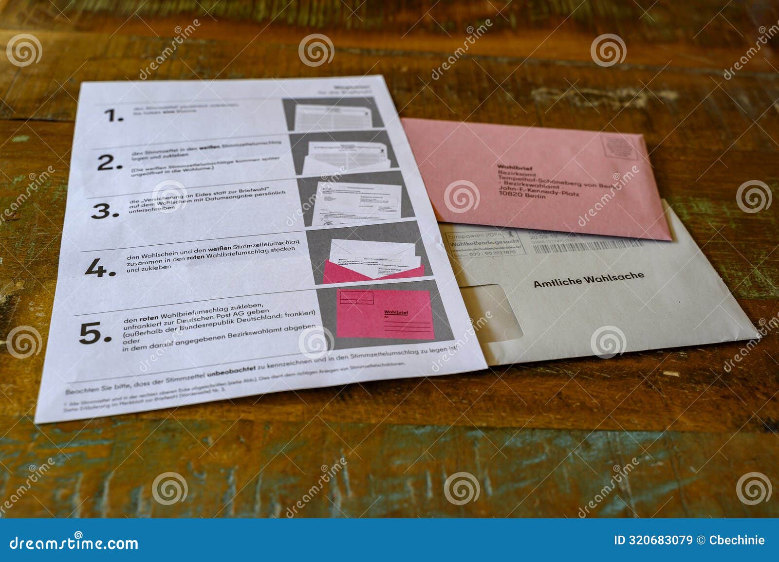 Explanations on Sending Postal Voting Documents Editorial Stock Image ...