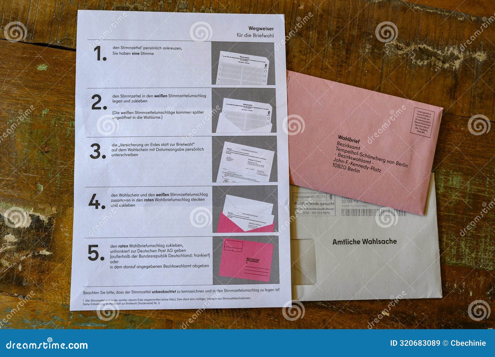Explanations on Sending Postal Voting Documents Editorial Stock Image ...