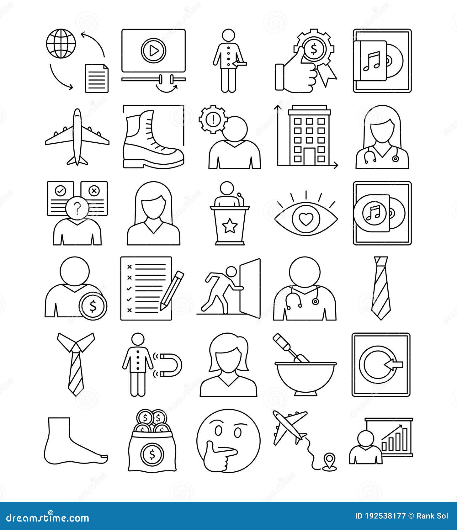 Explanatory Vector Icons Set, Every Single Icon Can Be Easily Modify or ...