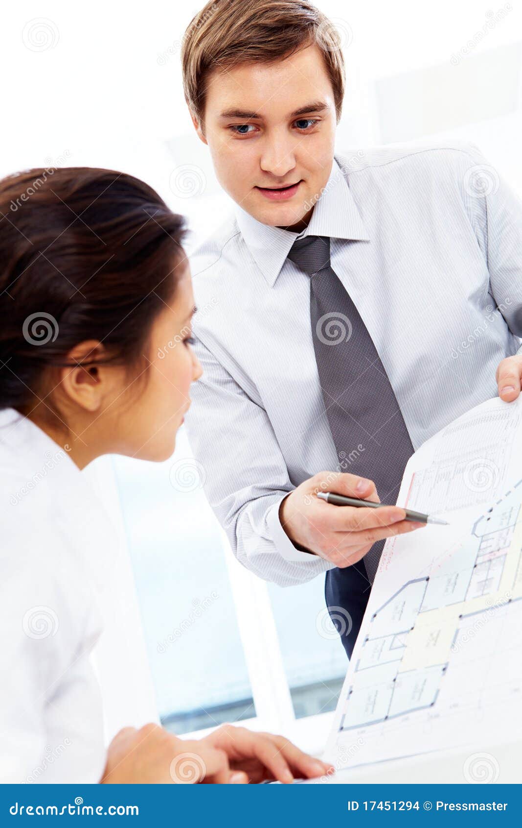 Explaning idea stock photo. Image of architect, people - 17451294