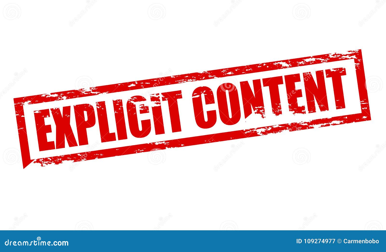 Explicit content stock illustration. Illustration of rubber - 109274977