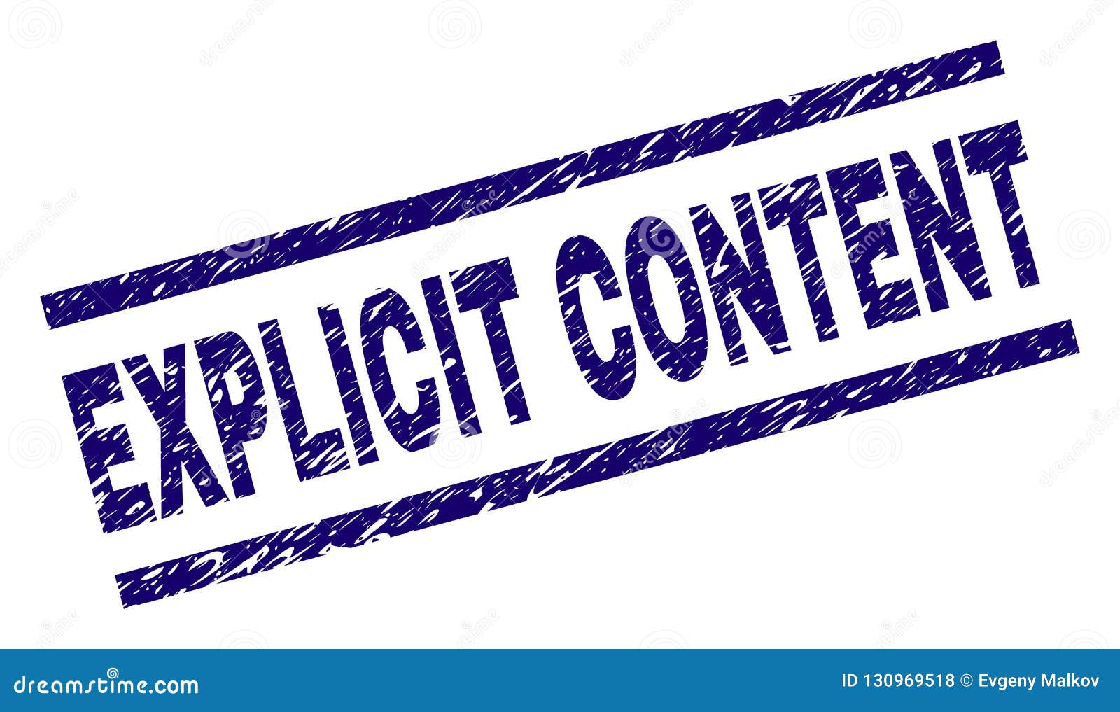 Scratched Textured EXPLICIT CONTENT Stamp Seal Stock Vector ...