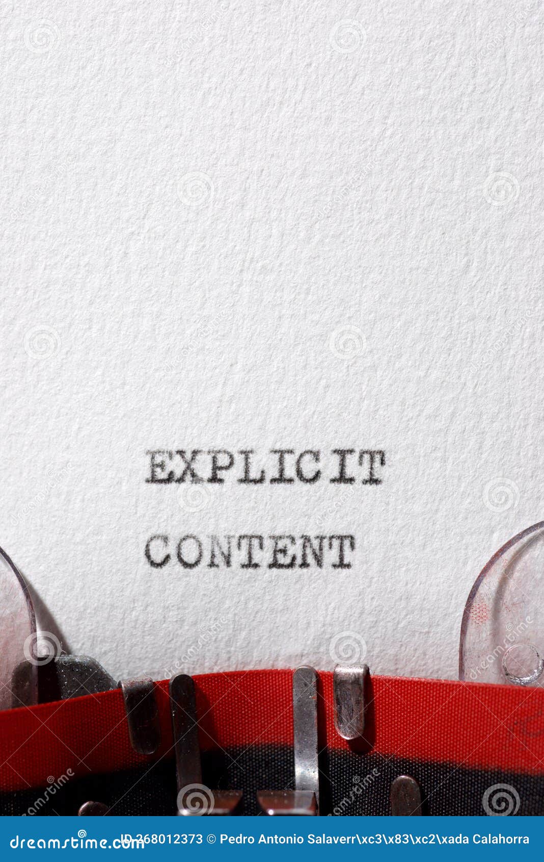 Explicit content text stock image. Image of phrase, parental - 268012373