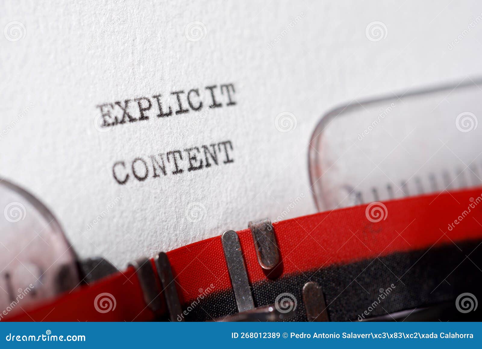 Explicit content text stock image. Image of page, thinking - 268012389