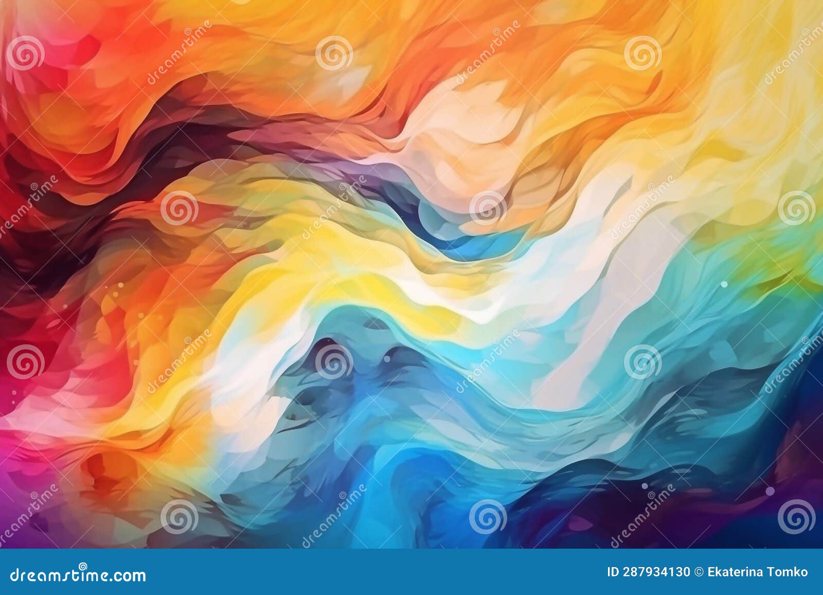 Explode of Color Paint, Water or Ink, Abstract Pattern, Generative AI ...