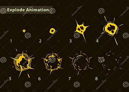 Explode effect stock vector. Illustration of fire, explode - 56726982