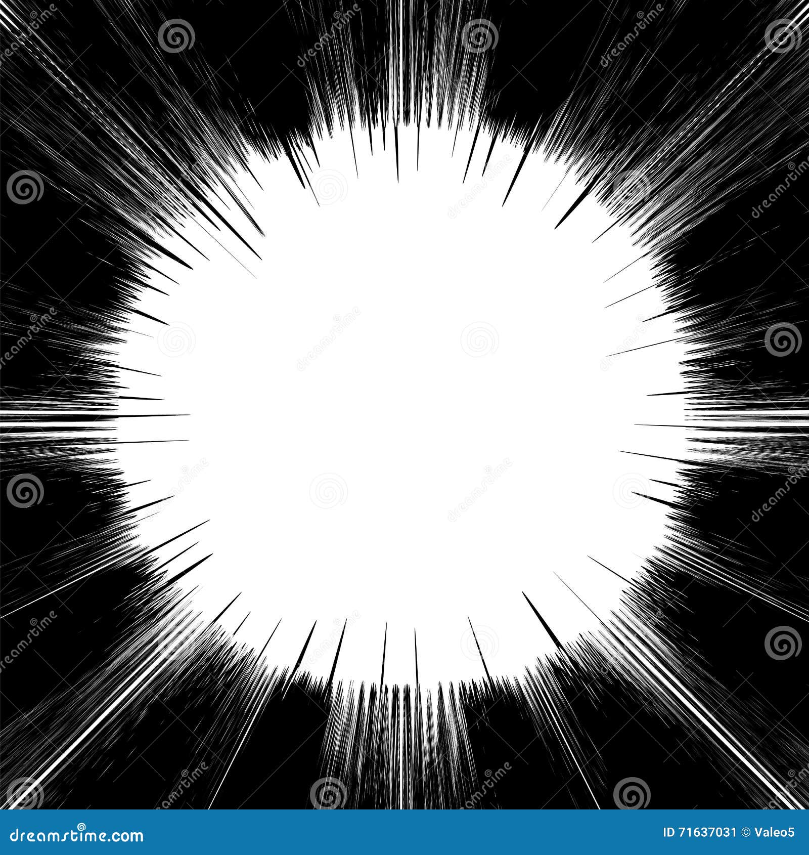 Explode Flash, Cartoon Explosion, Star Burst. Stock Illustration ...