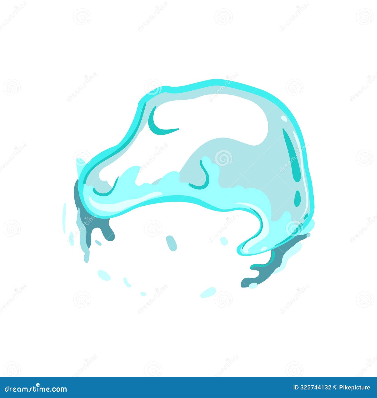 Explode Soap Bubble Explosion Cartoon Vector Illustration Stock ...