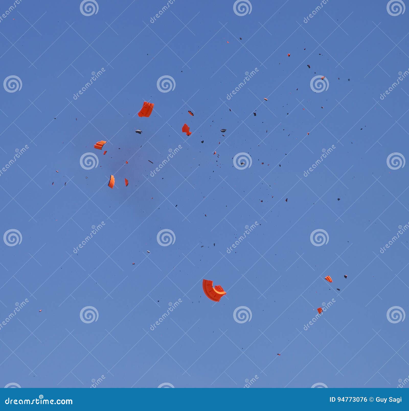 Exploded clay target stock photo. Image of shooting, clay - 94773076