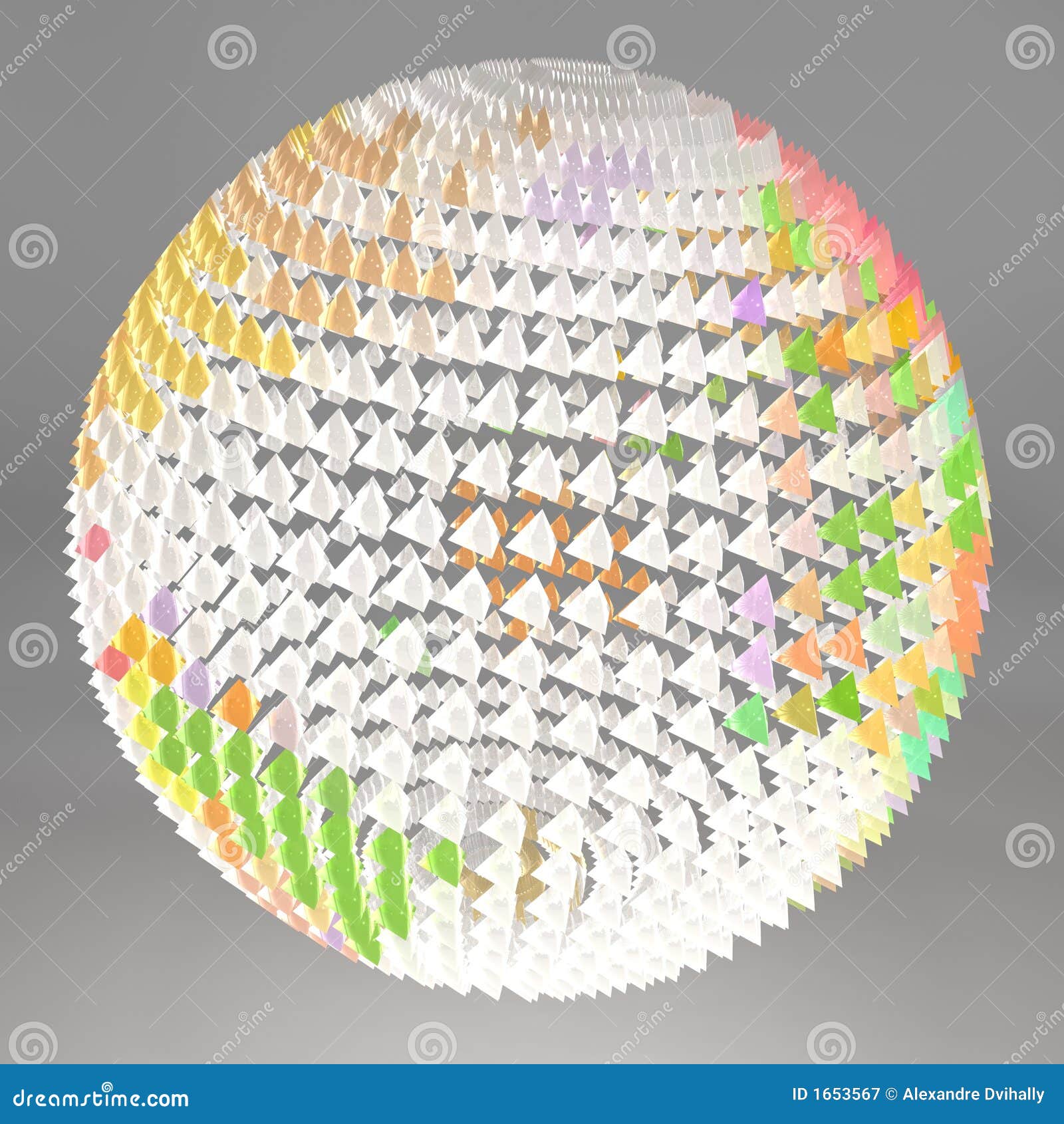 Exploded Globe - the Continents of the World. Stock Illustration ...