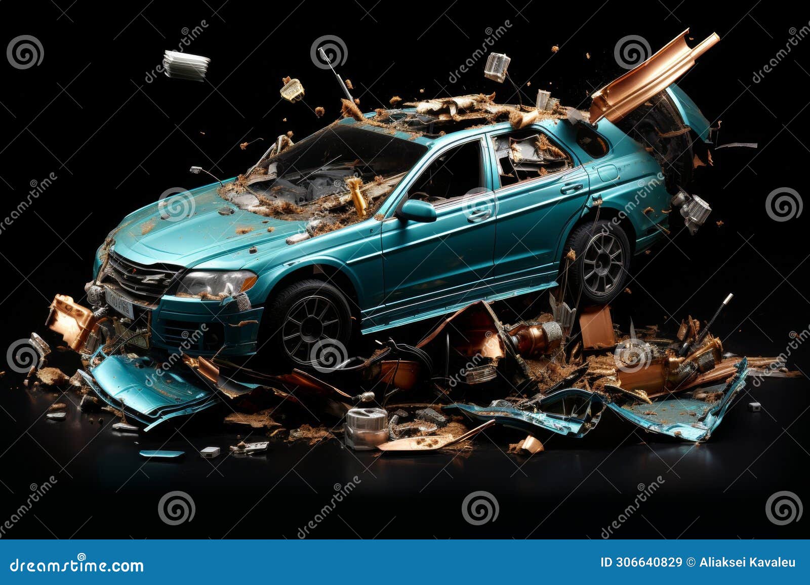 Exploded Laptop Hardware Components in Motion - Title. Exploded Laptop ...