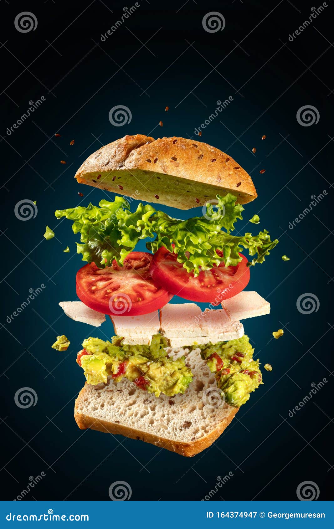 Food Exploded Royalty-Free Stock Photo | CartoonDealer.com #101641341