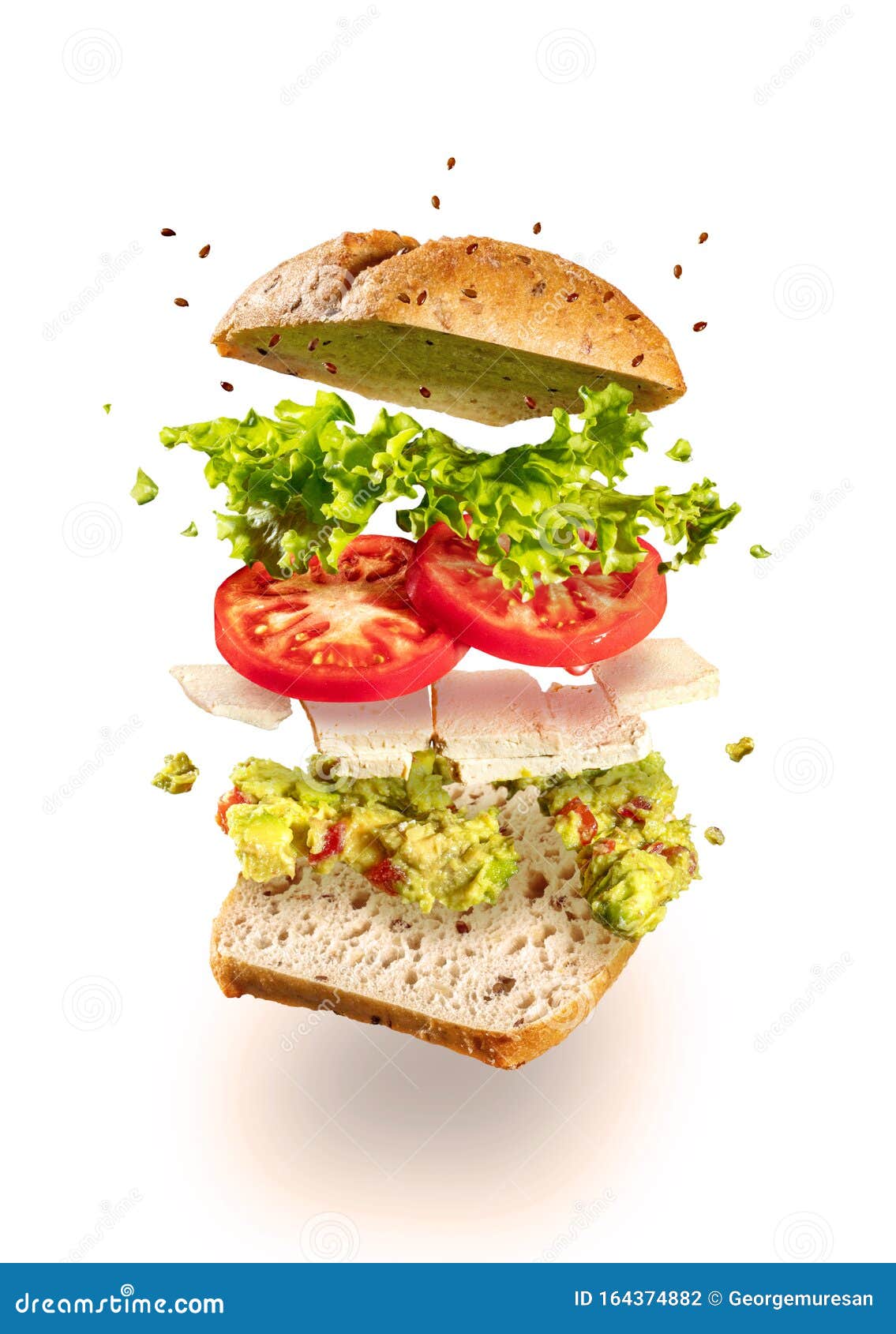 Food Exploded Stock Photography | CartoonDealer.com #98940866