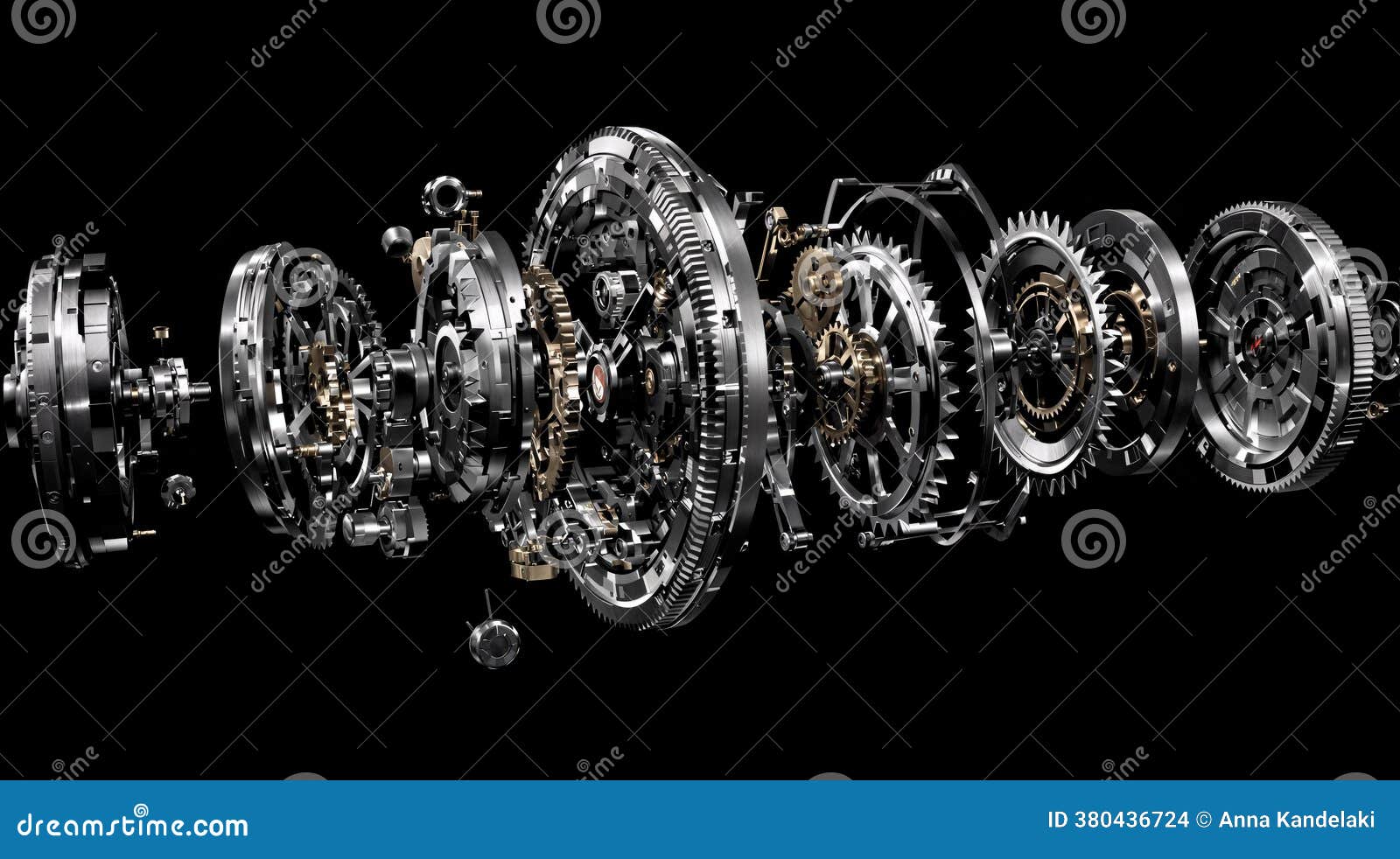Exploded View Of Hamburger Stock Photo | CartoonDealer.com #33703182