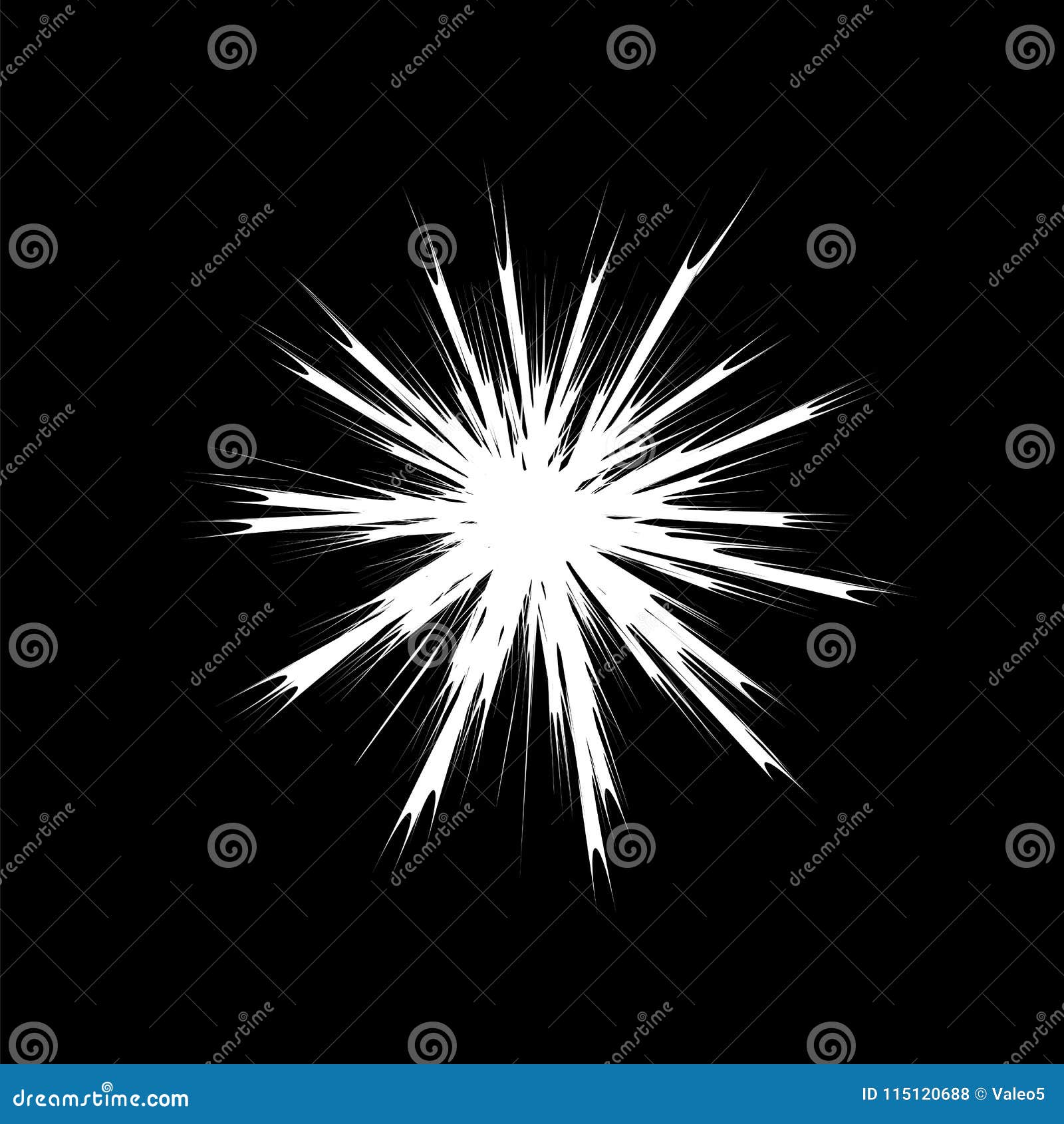 Explodieren Sie Blitz, Karikatur-Explosion, Stern-Explosion Vektor ...