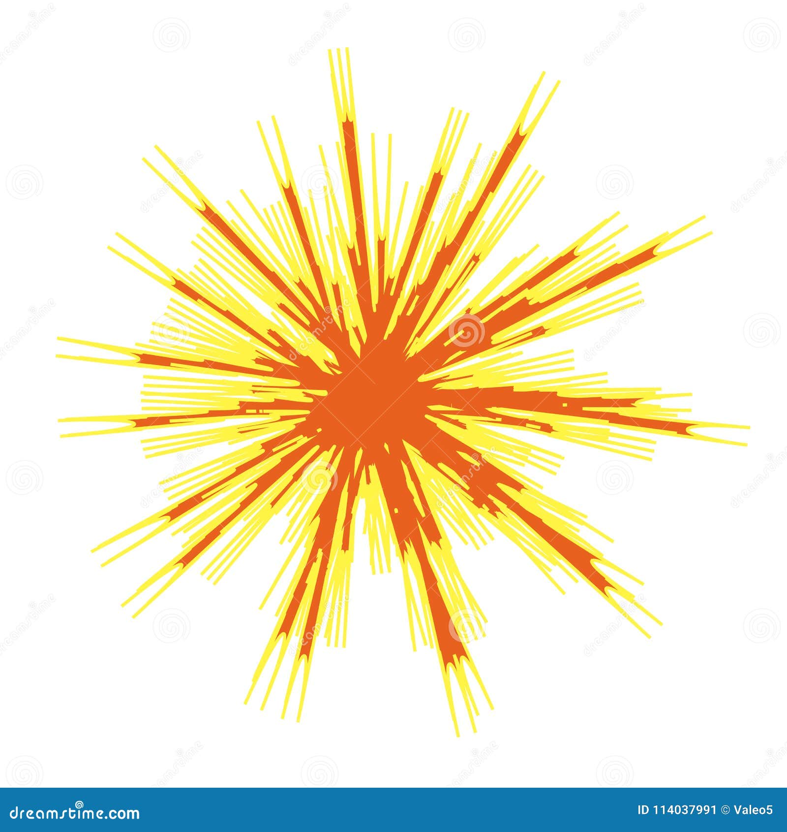 Explodieren Sie Blitz, Karikatur-Explosion, Stern-Explosions-Ikone ...