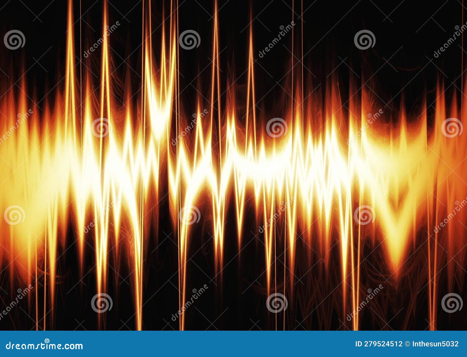 Exploding Abstract Fire Flame and Black Background Stock Illustration ...