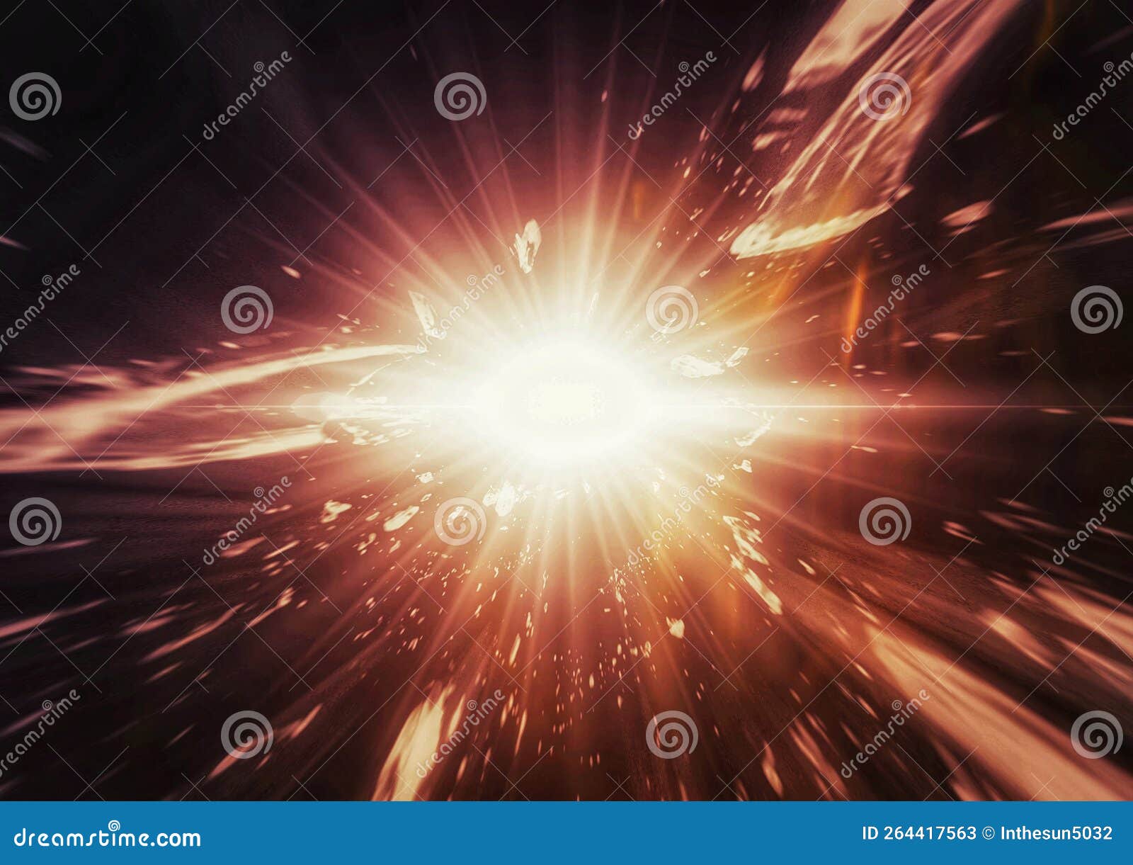 Exploding Abstract Sun Rays Background Stock Illustration ...