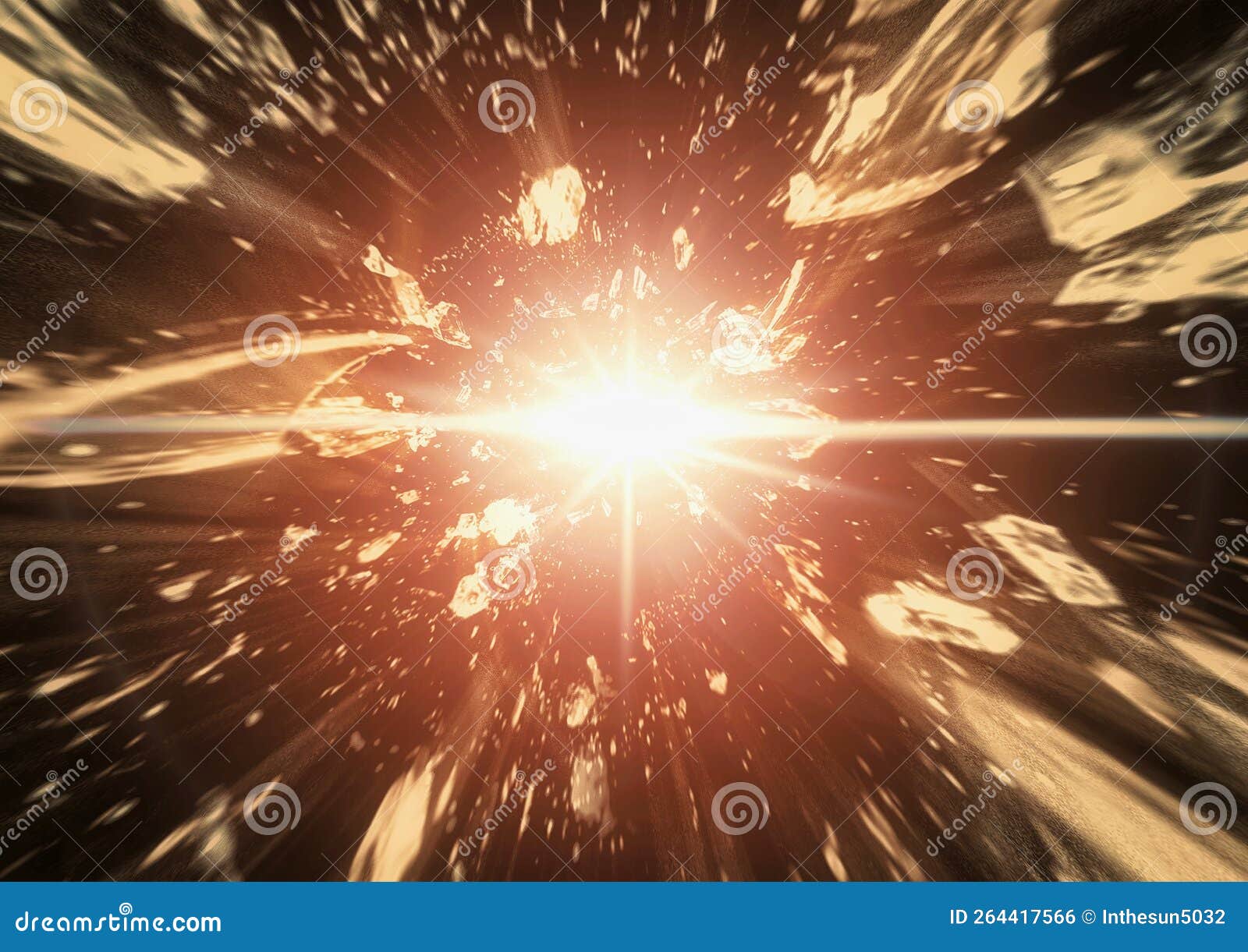 Exploding Abstract Sun Rays Background Stock Illustration ...