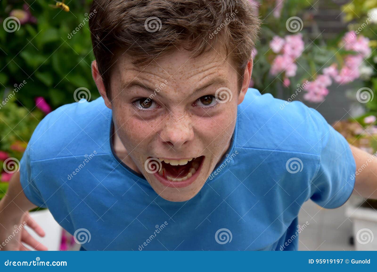 Exploding with anger stock image. Image of scared, person - 95919197