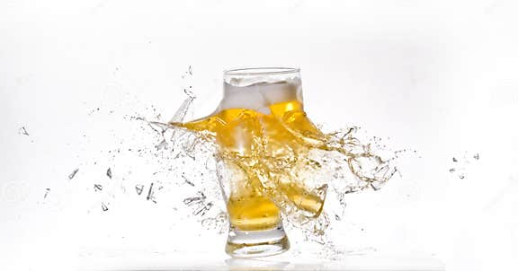 Exploding Beer Glass stock photo. Image of explodes, drink - 19785096