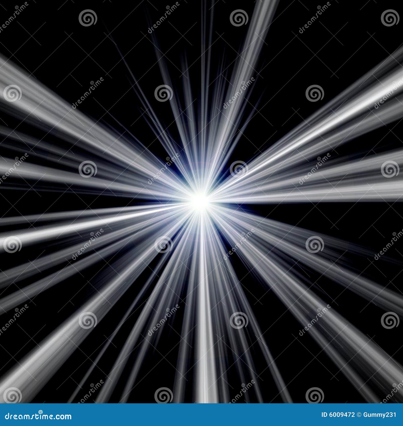 Exploding blue star stock illustration. Illustration of natural - 6009472